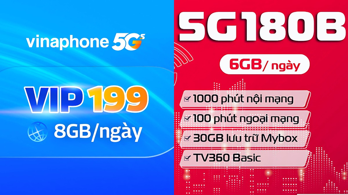 So sánh gói cước 5G VinaPhone và 5G Viettel